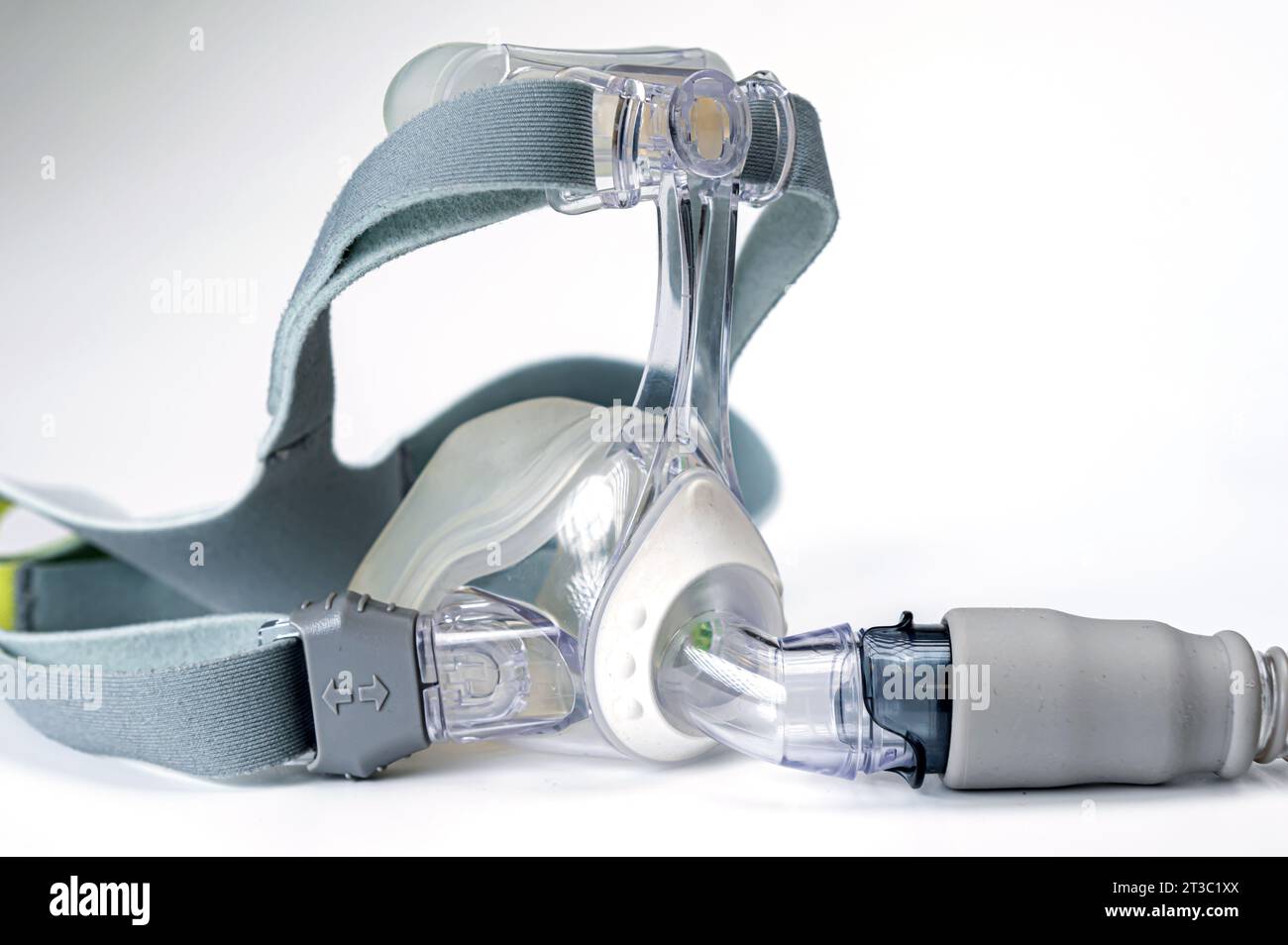 Sleep apnea continuous positive airway pressure- mask (CPAP) and hose ...