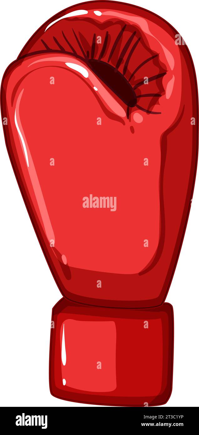 sport boxing gloves cartoon vector illustration Stock Vector Image ...