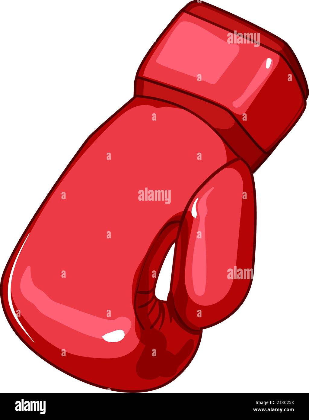 protection boxing gloves cartoon vector illustration Stock Vector Image ...