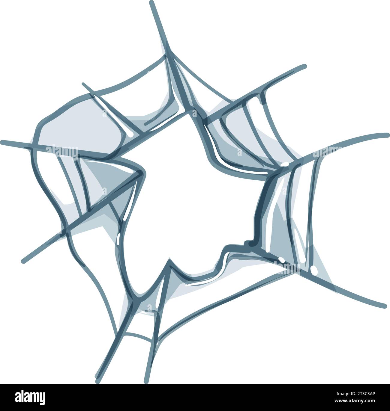 accident broken glass cartoon vector illustration Stock Vector Image ...