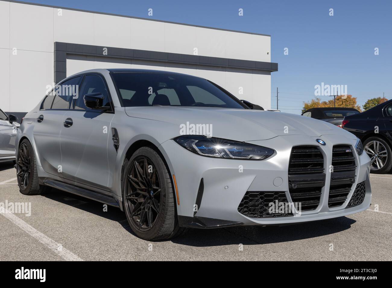 Indianapolis - October 22, 2023: BMW M3 display at a dealership. BMW ...