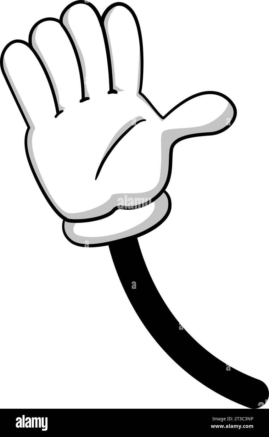 collection cartoon hand cartoon vector illustration Stock Vector Image ...