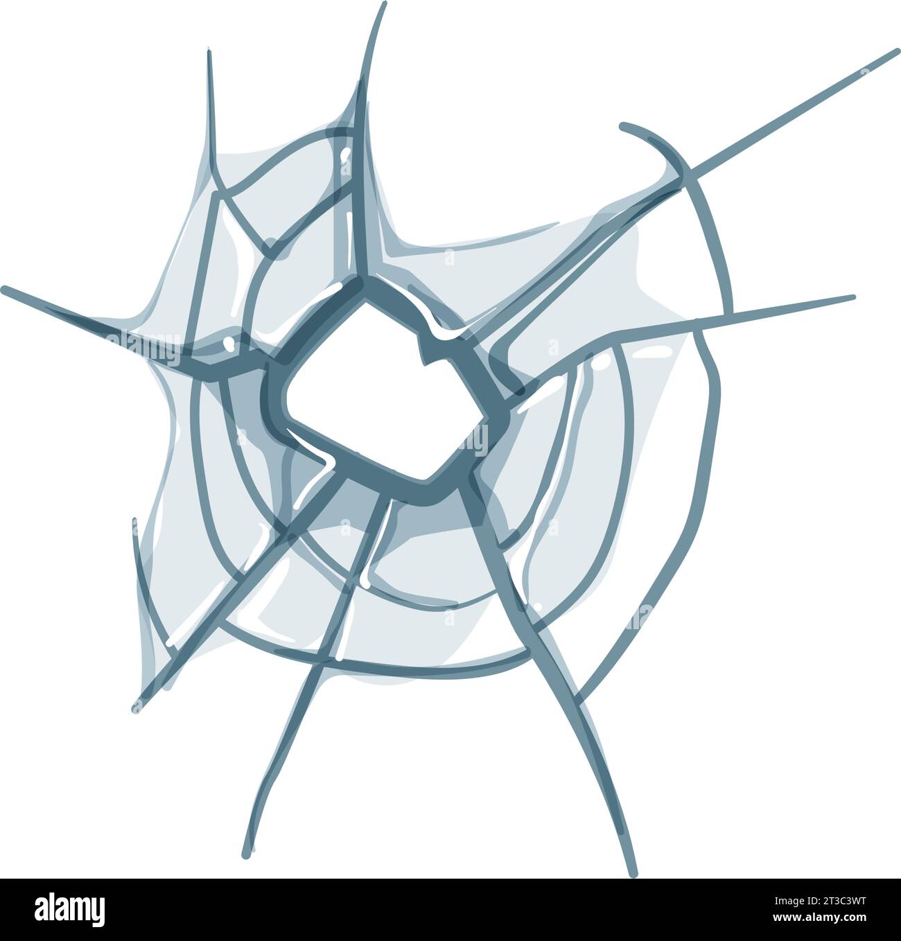 Crime Broken Glass Cartoon Vector Illustration Stock Vector Image And Art Alamy