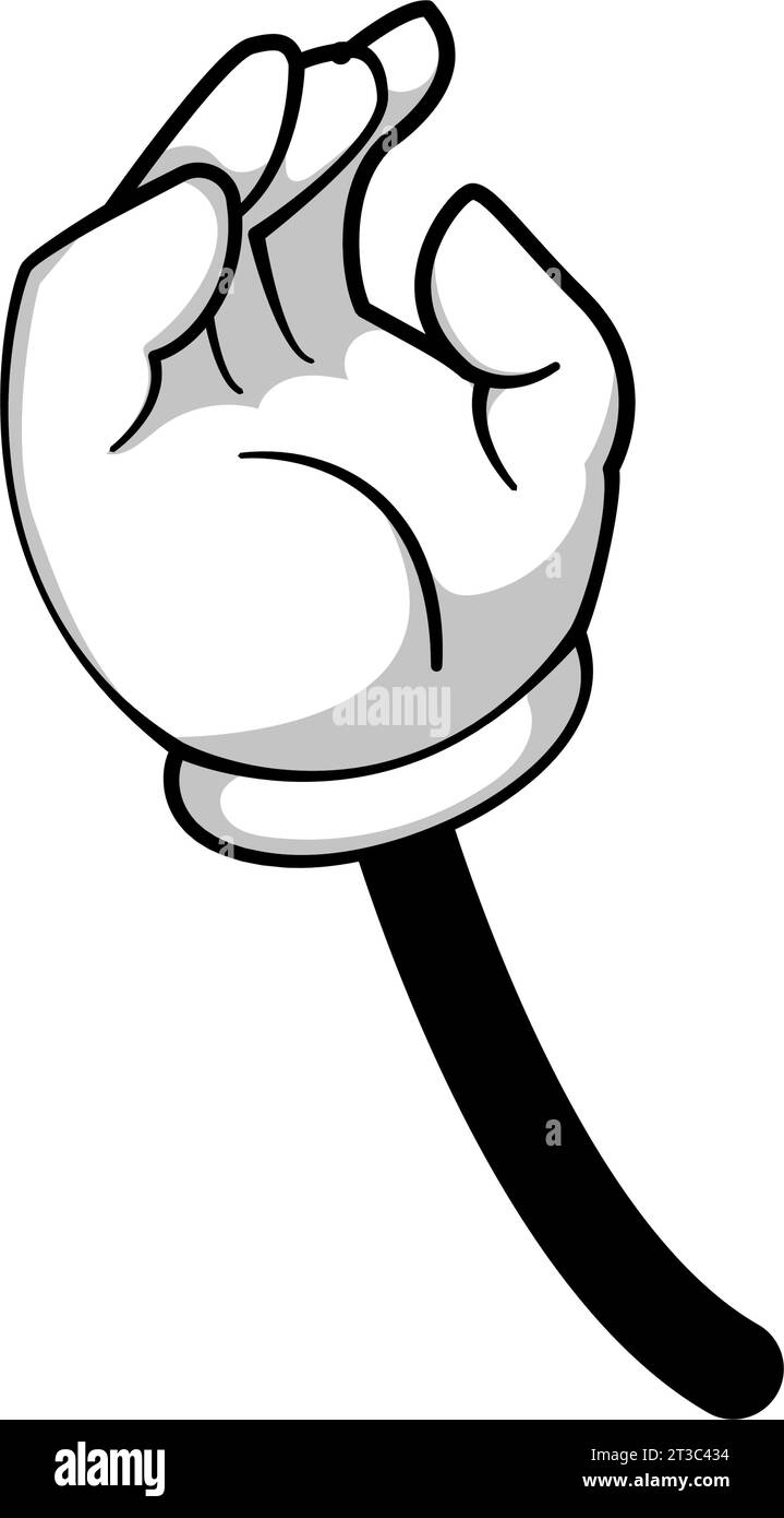 human cartoon hand cartoon vector illustration Stock Vector Image & Art ...