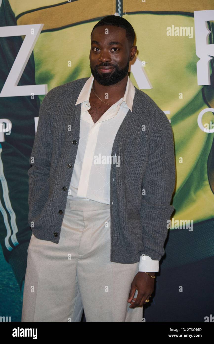 London, UK . 24 October, 2023 . Paapa Essiedu pictured at the THE ...