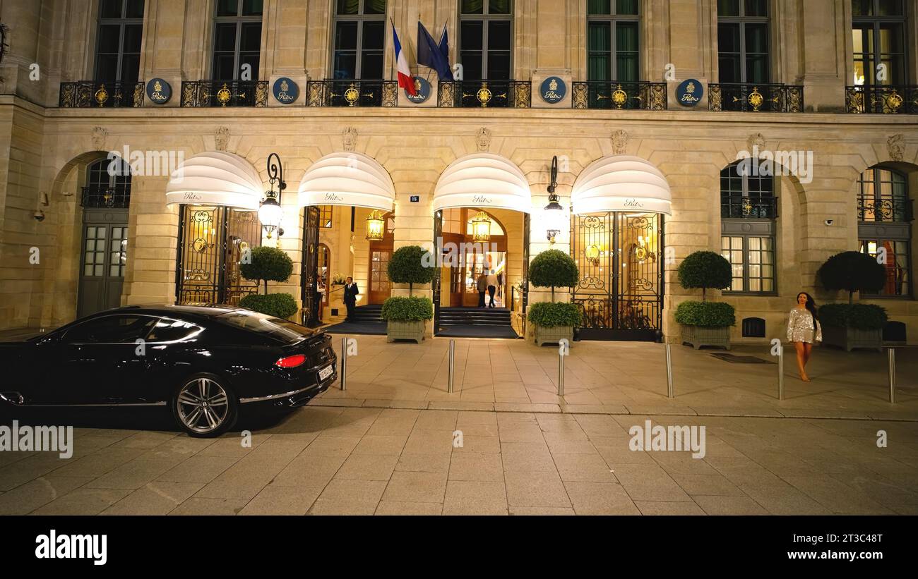Famous 5-star Ritz Hotel at Vendome Square in Paris - CITY OF PARIS ...