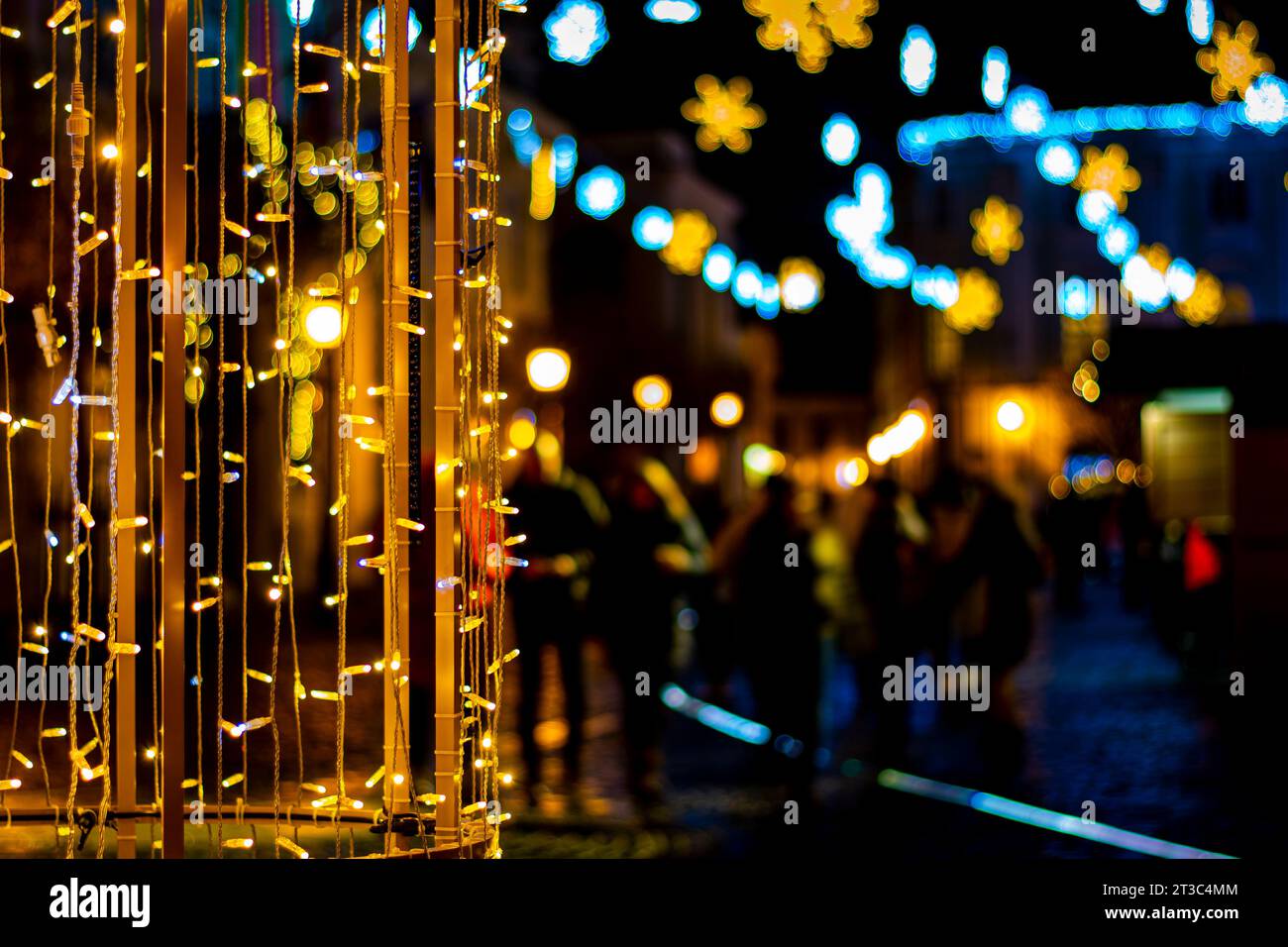 Close up colored christmas lights hi-res stock photography and images ...