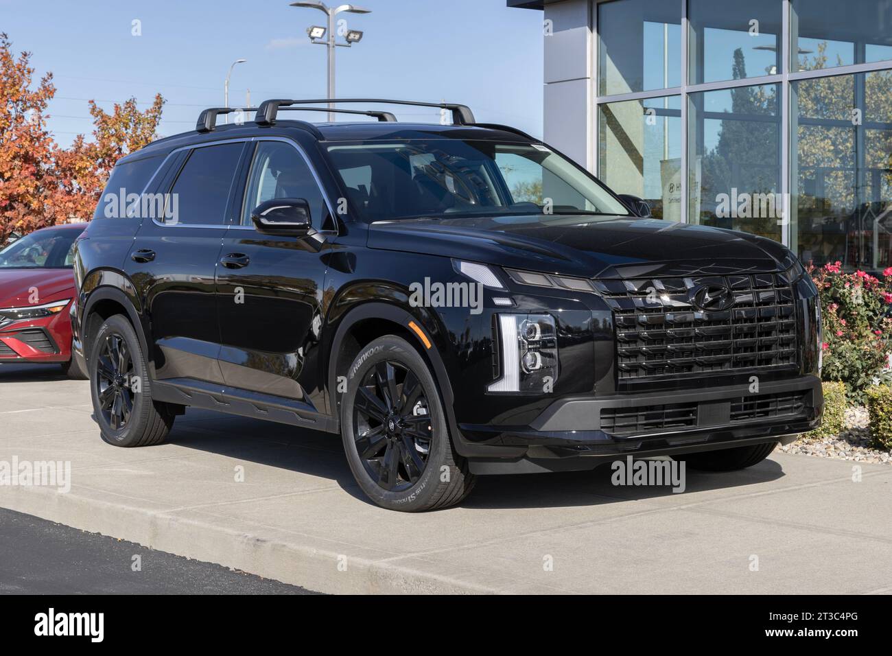 Noblesville - October 22, 2023: Hyundai Palisade display at a ...