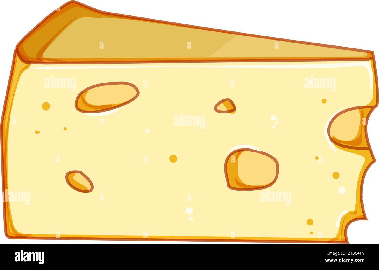 piece cheese cartoon vector illustration Stock Vector Image & Art - Alamy