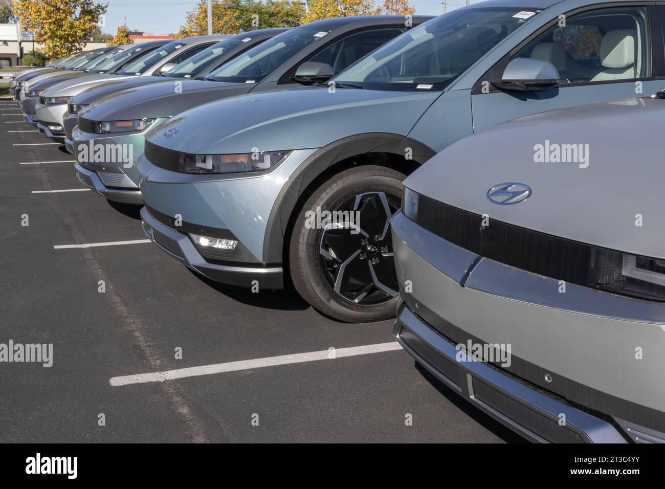 Noblesville - October 22, 2023: Hyundai IONIQ 5 Electric Vehicle EV ...