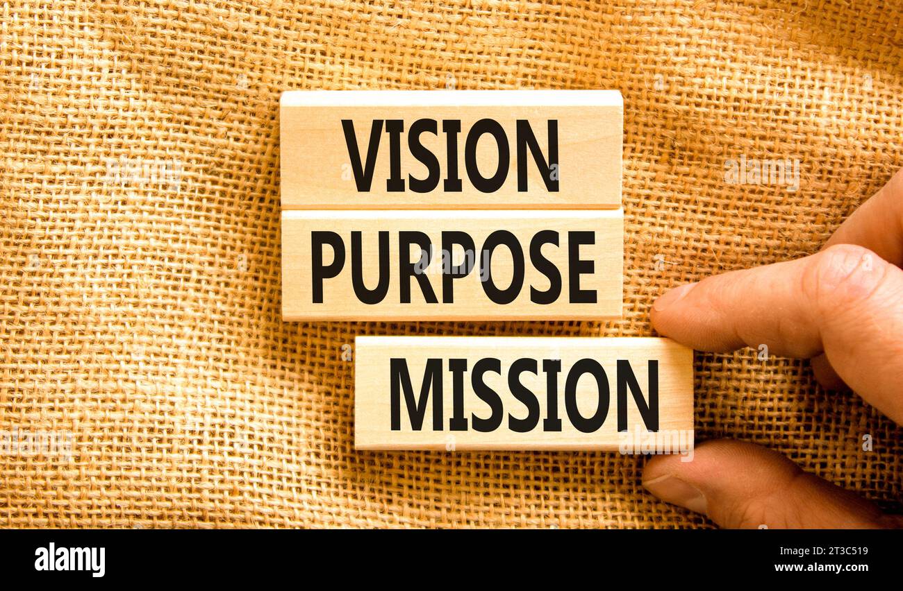 Vision purpose mission symbol. Concept word Vision Purpose Mission on ...