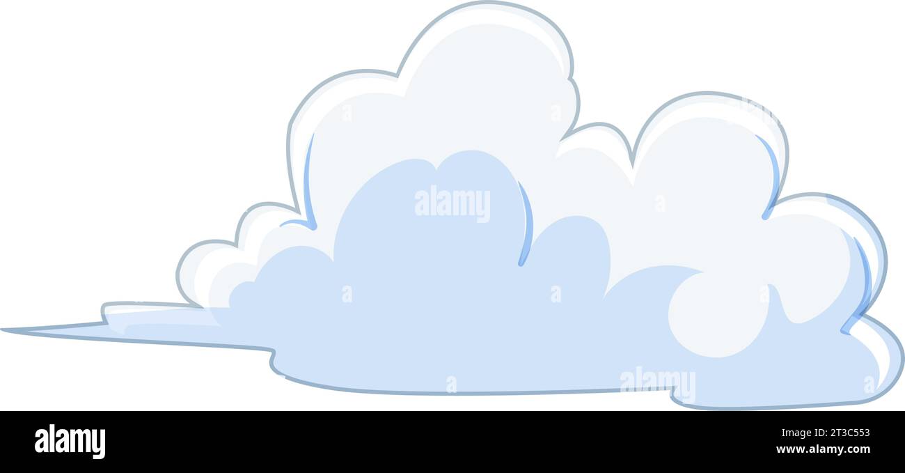 cumulus cloud cartoon vector illustration Stock Vector Image & Art - Alamy