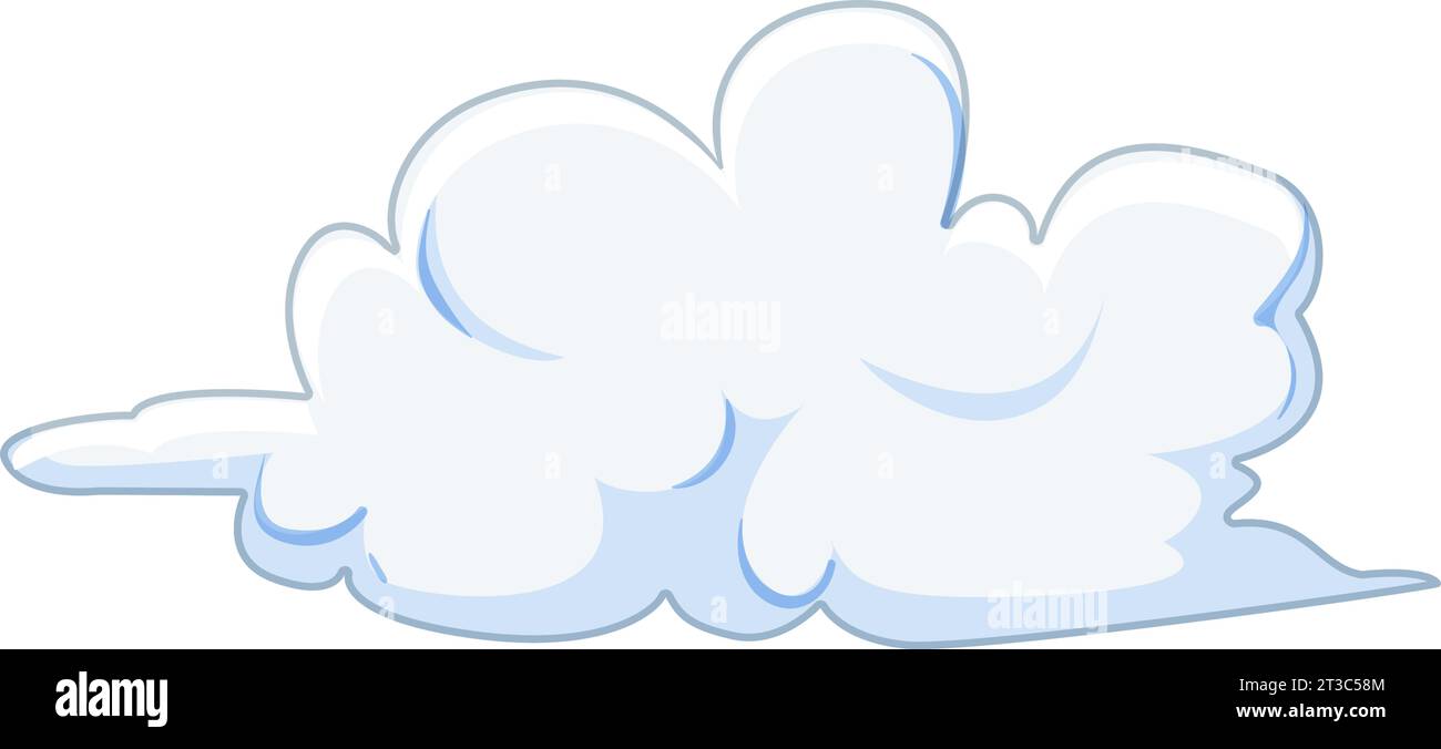 summer cloud cartoon vector illustration Stock Vector Image & Art - Alamy