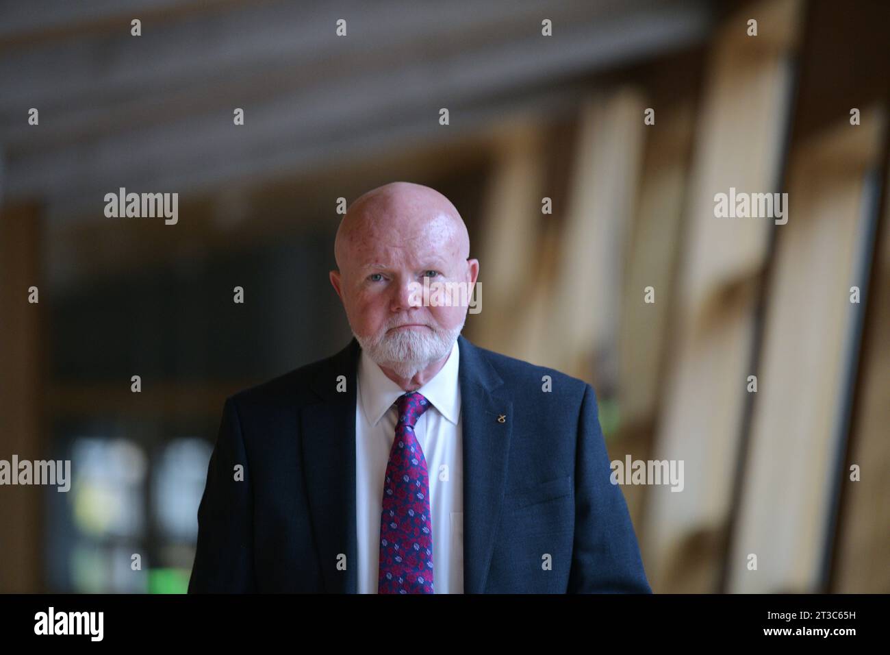 Edinburgh Scotland, UK 24 October 2023. Colin Beattie MSP at the ...