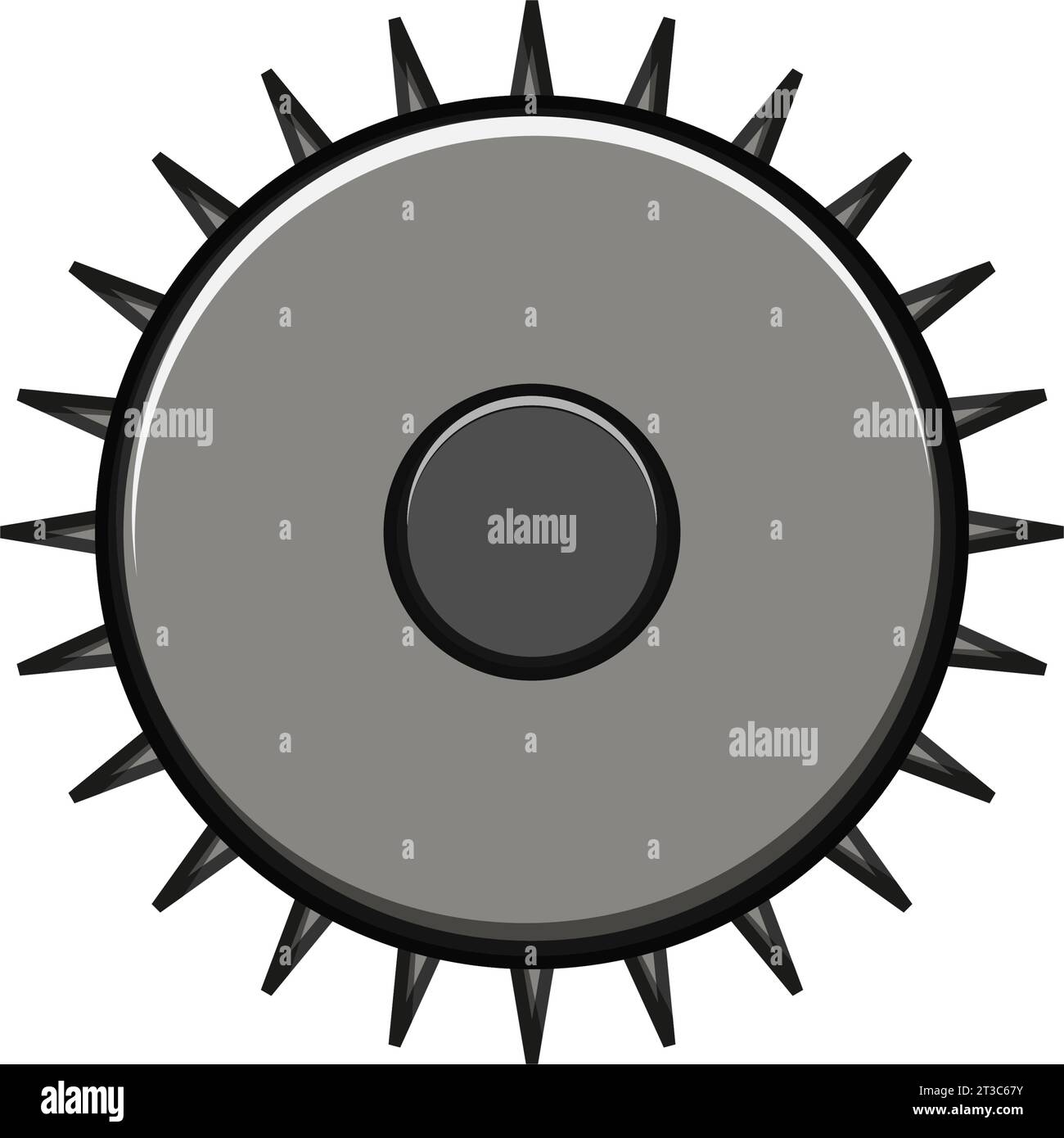 industrial gear cartoon vector illustration Stock Vector Image & Art ...
