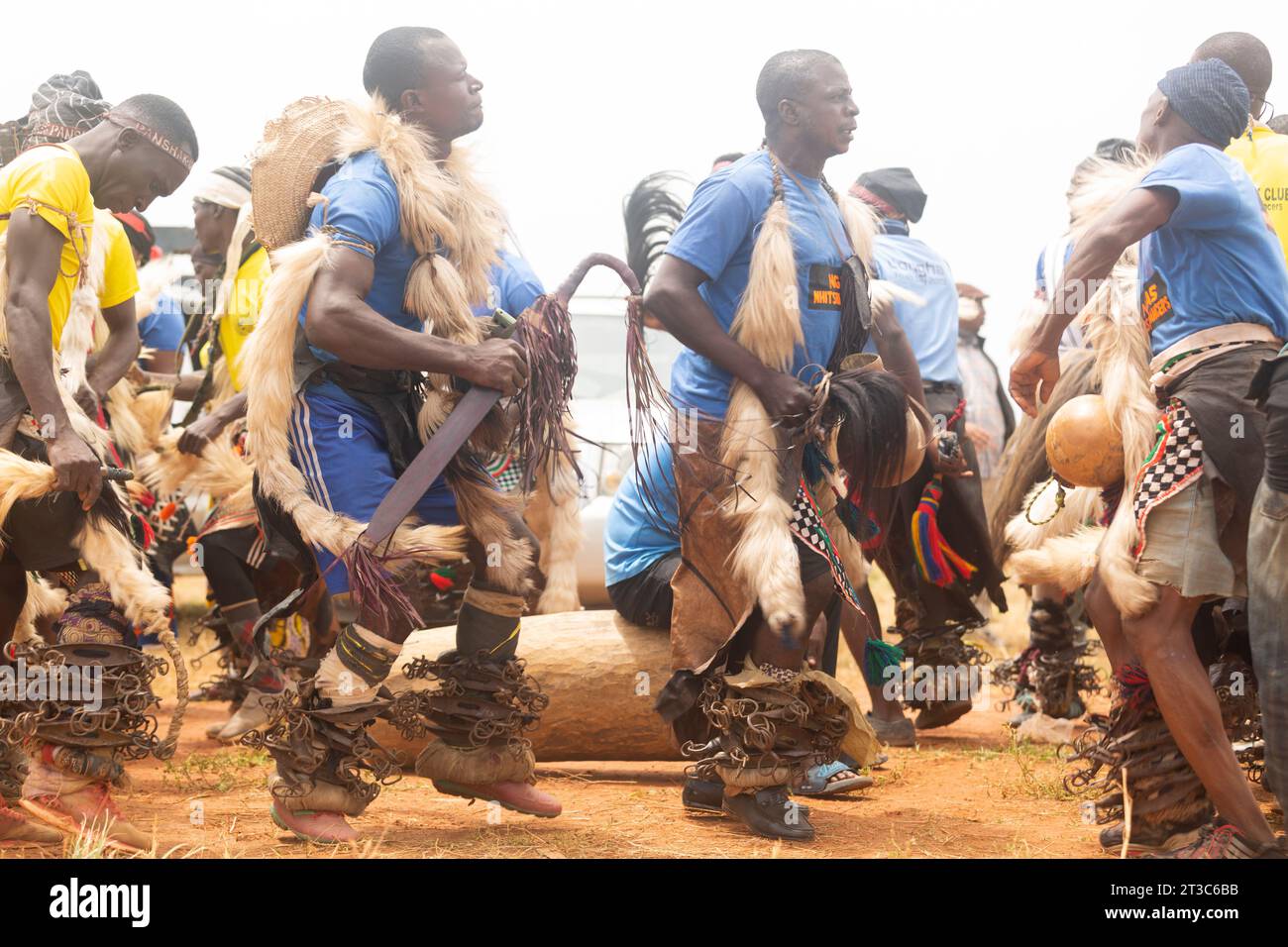Ngas dancers performing during the 2023 Puusdung Festival at Pankshin ...