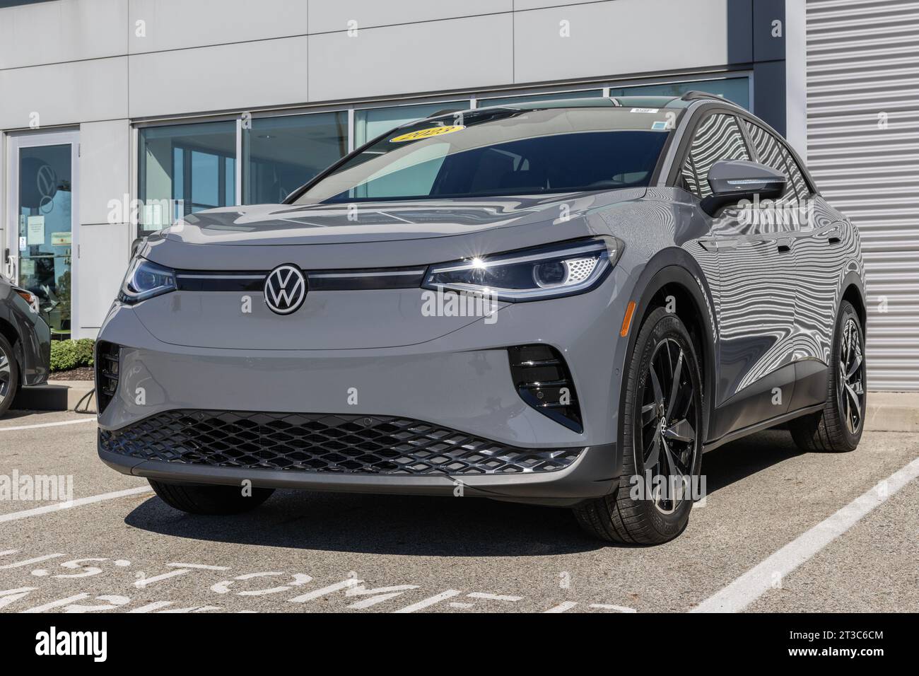 Noblesville - October 22, 2023: Volkswagen ID.4 SUV Electric Vehicle EV ...