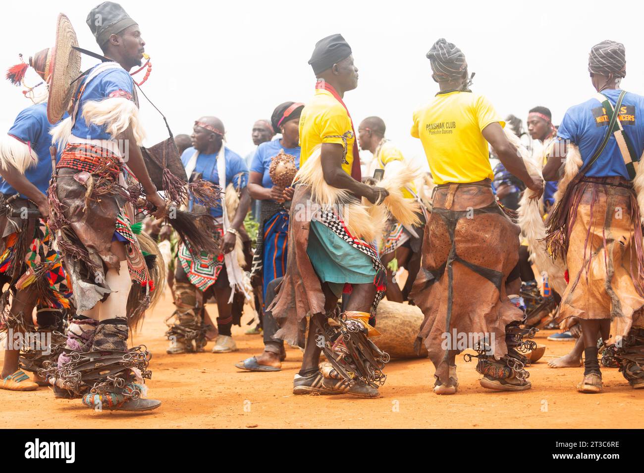 Ngas dancers performing during the 2023 Puusdung Festival at Pankshin ...