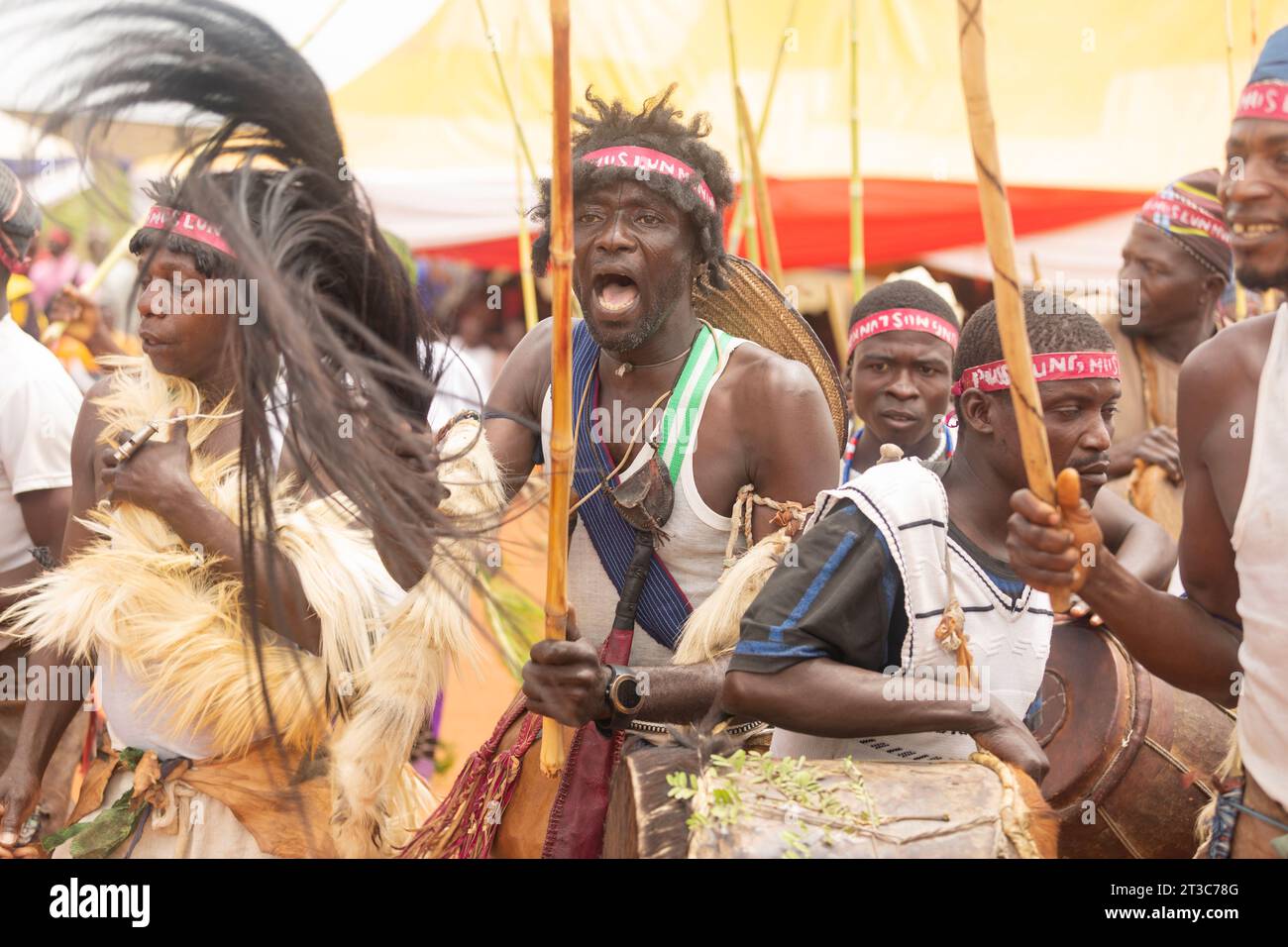 Ngas people during the 2023 Puusdung Festival at Pankshin Mini Stadium ...
