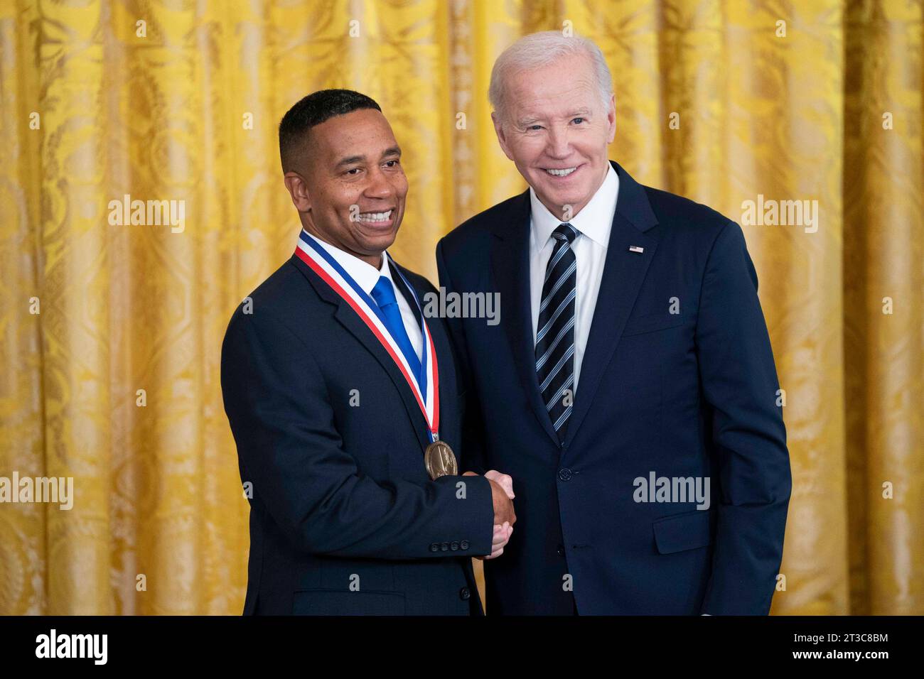 Washington, United States. 24th Oct, 2023. President Joe Biden awards ...
