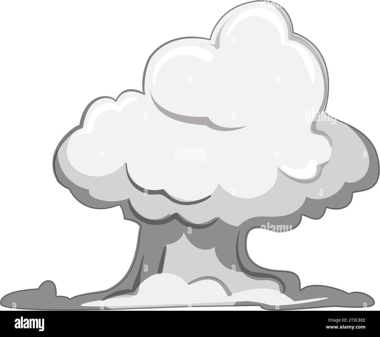 gas smoke cloud cartoon vector illustration Stock Vector Image & Art ...
