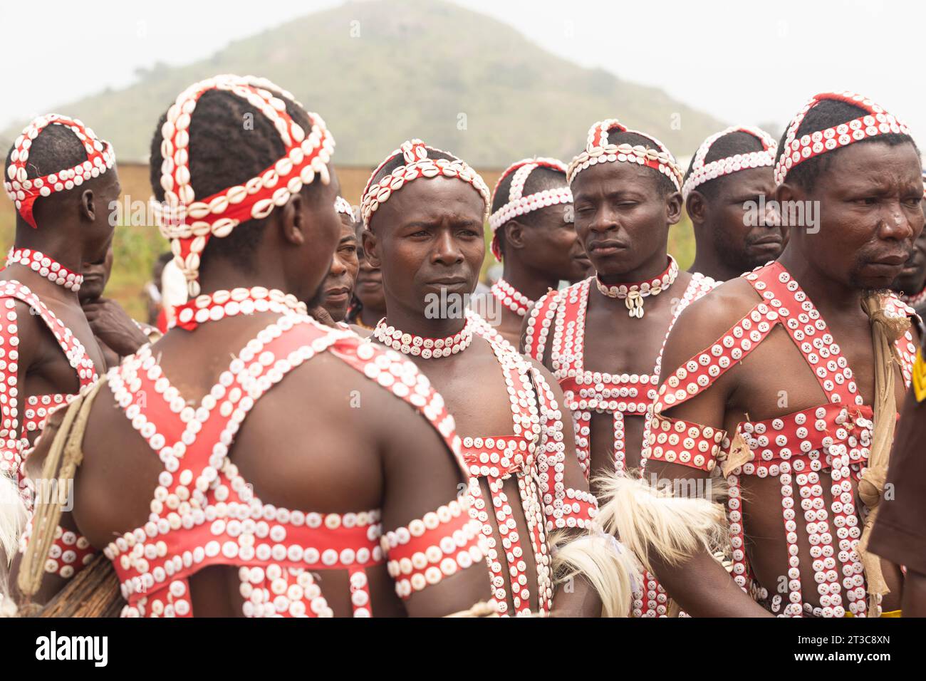 Jarawa dancers performing during the 2023 Puusdung Festival at Pankshin ...