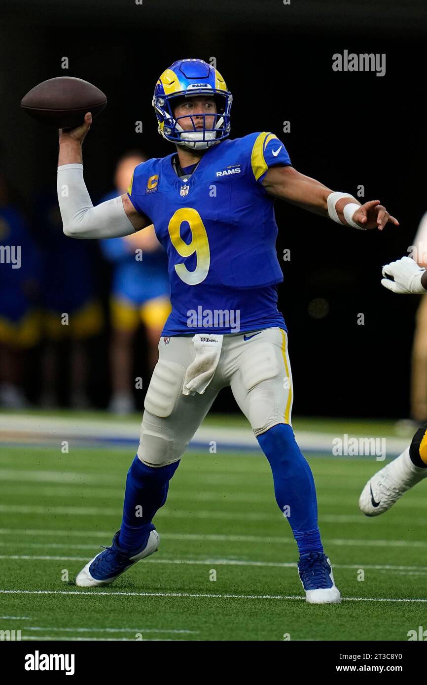 Los Angeles Rams quarterback Matthew Stafford iso isolated action ...