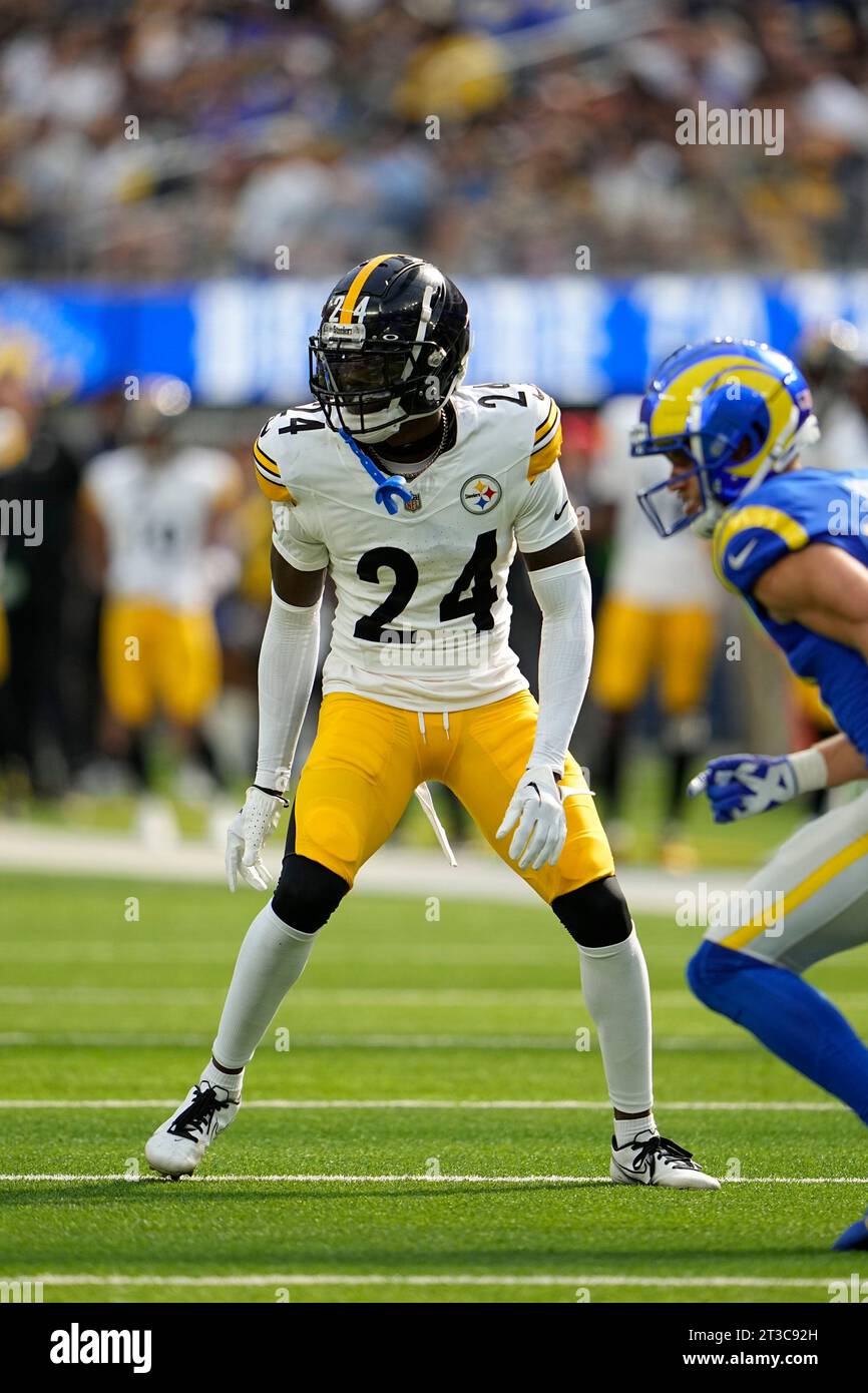 Pittsburgh Steelers cornerback Joey Porter Jr. isolated action iso ...