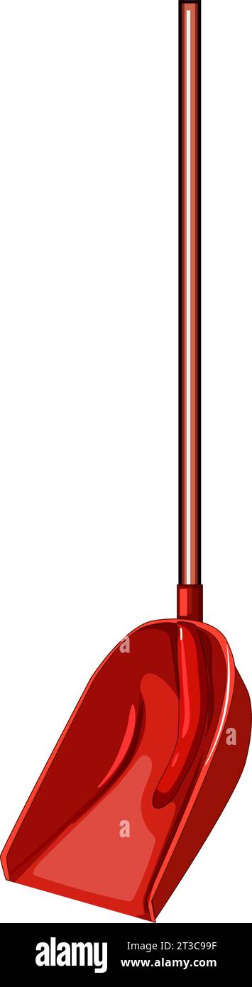 ice snow shovel cartoon vector illustration Stock Vector Image & Art ...