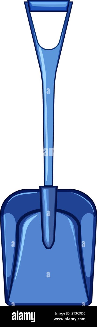 storm snow shovel cartoon vector illustration Stock Vector Image & Art ...