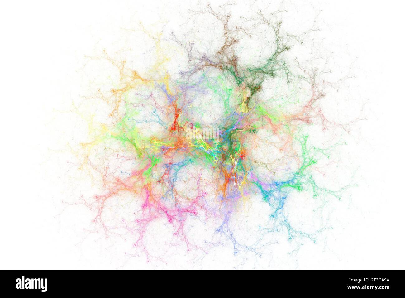 Abstract fractal background for art projects, 3d rendering Stock Photo ...