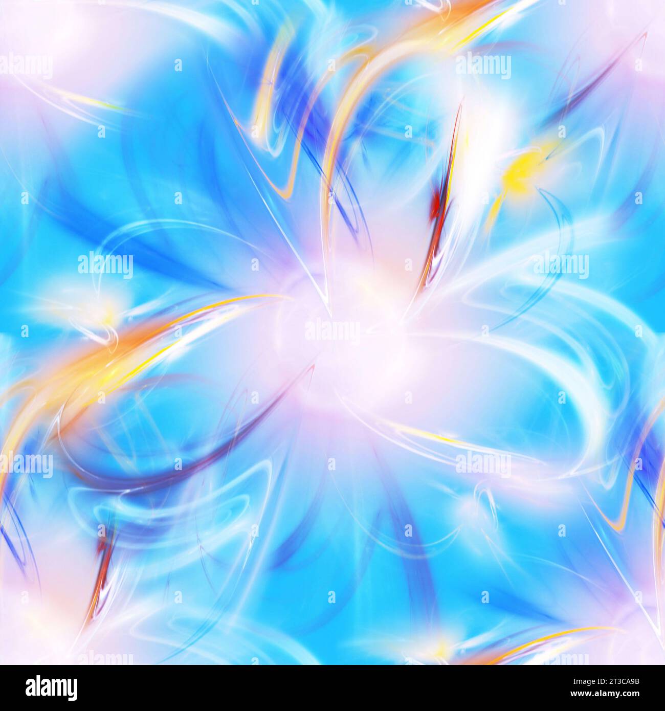 Abstract shapes of loops on blue background. The Big Bang Theory ...