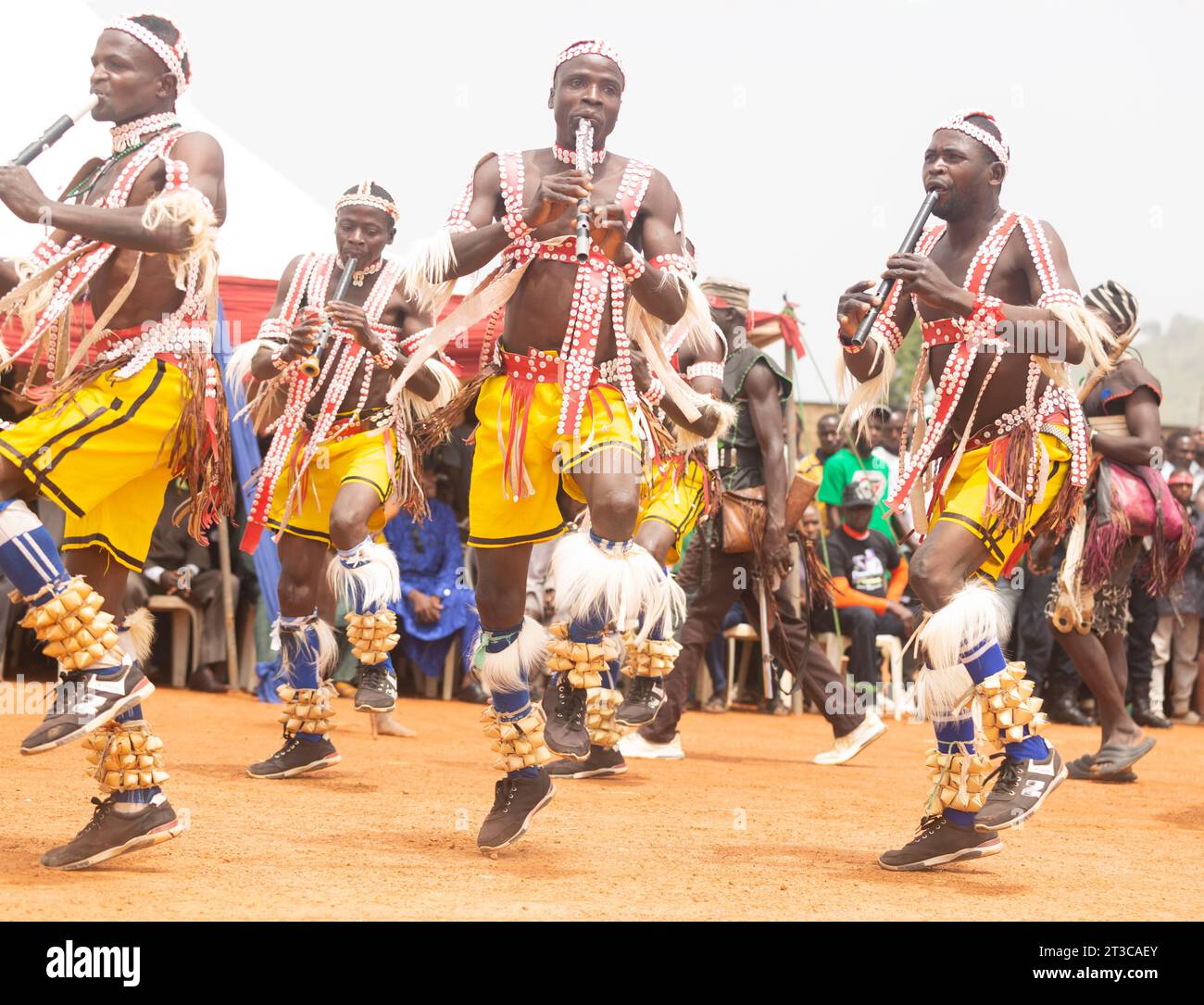 Jarawa dancers performing during the 2023 Puusdung Festival at Pankshin Mini Stadium, Plateau ...
