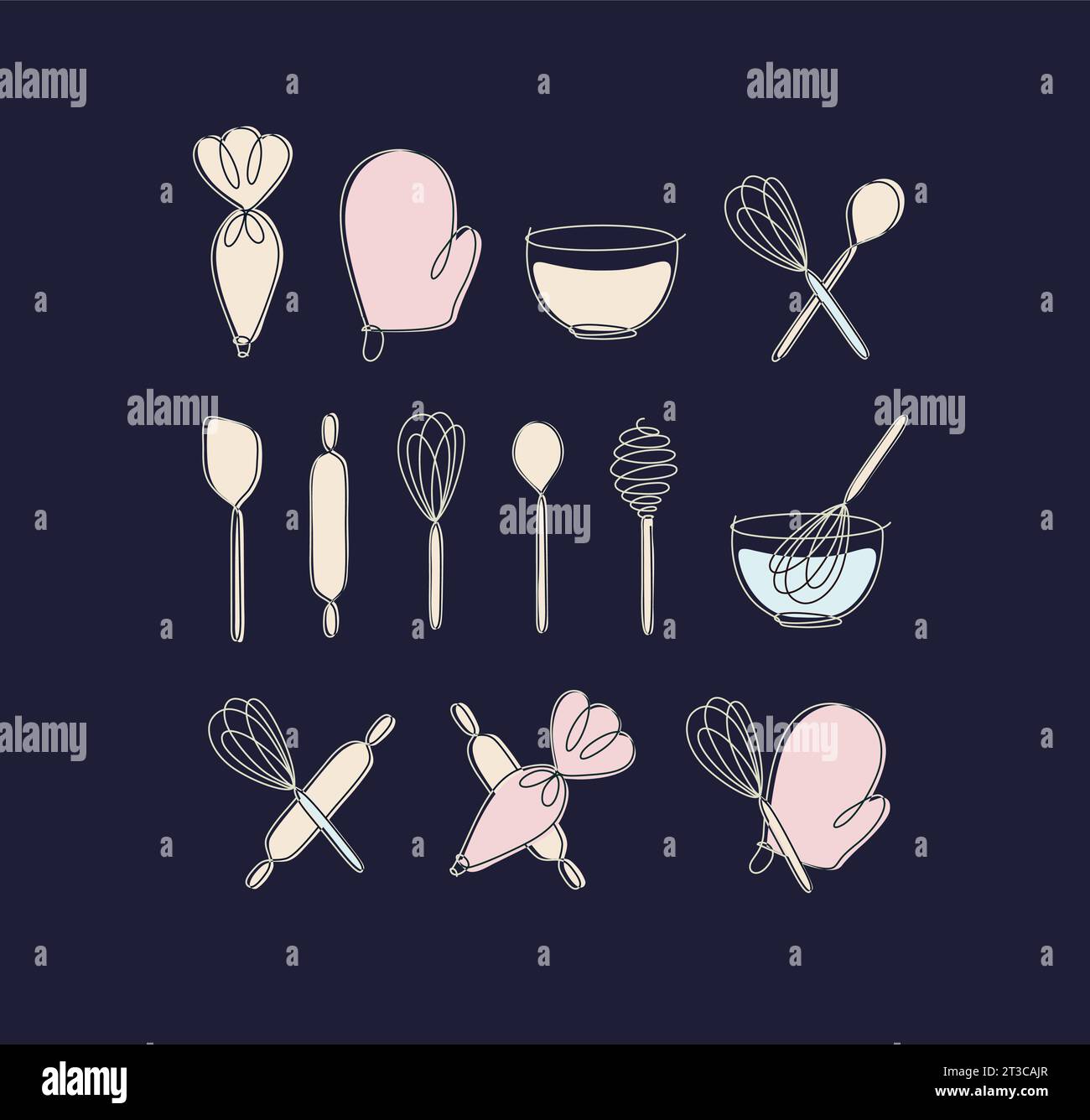 Foam pastry Stock Vector Images - Alamy