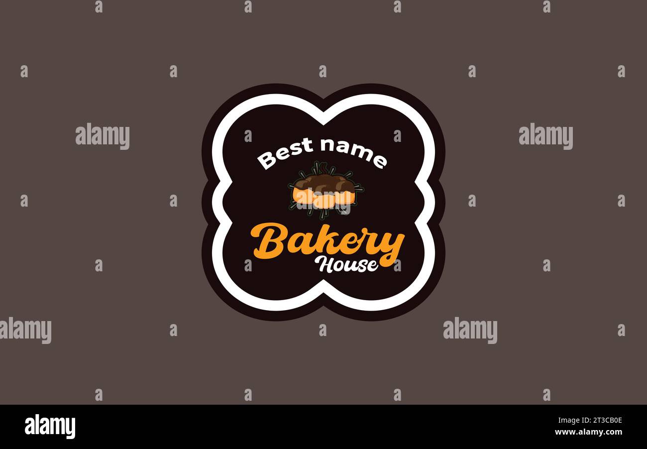 Cute bakery logo hi-res stock photography and images - Alamy