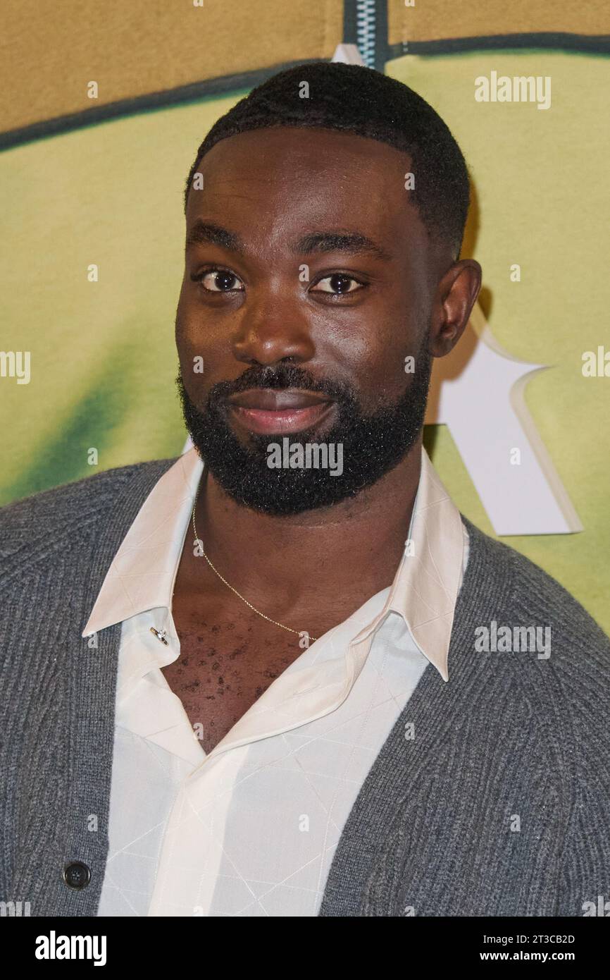 London, UK . 24 October, 2023 . Paapa Essiedu pictured at the THE ...