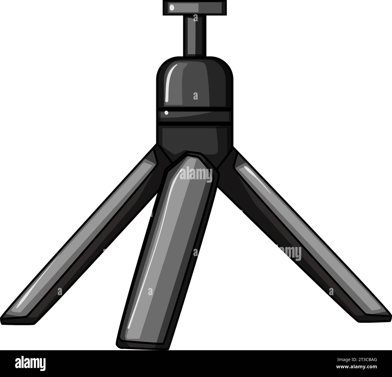 digital tripod camera cartoon vector illustration Stock Vector Image ...