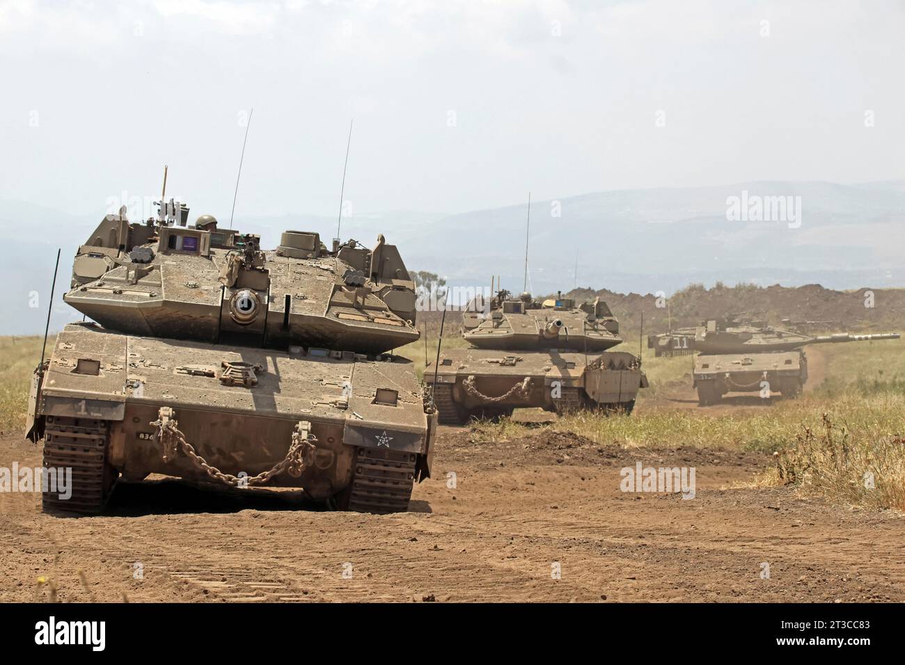 Merkava Mark 4 main battle tank of the Israel Defense Forces Stock ...