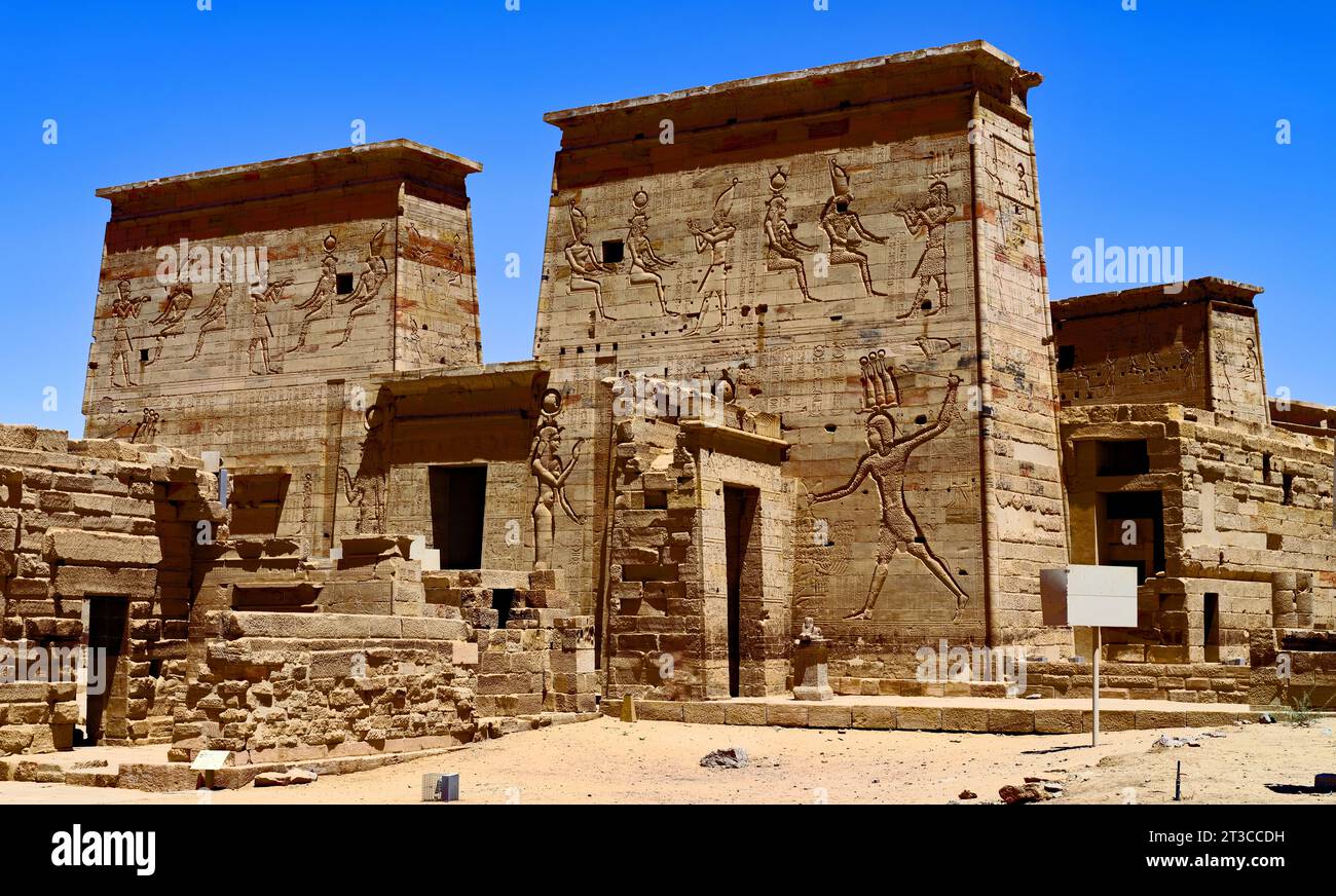 The Philae Temple Complex in Aswan, Egypt Stock Photo - Alamy