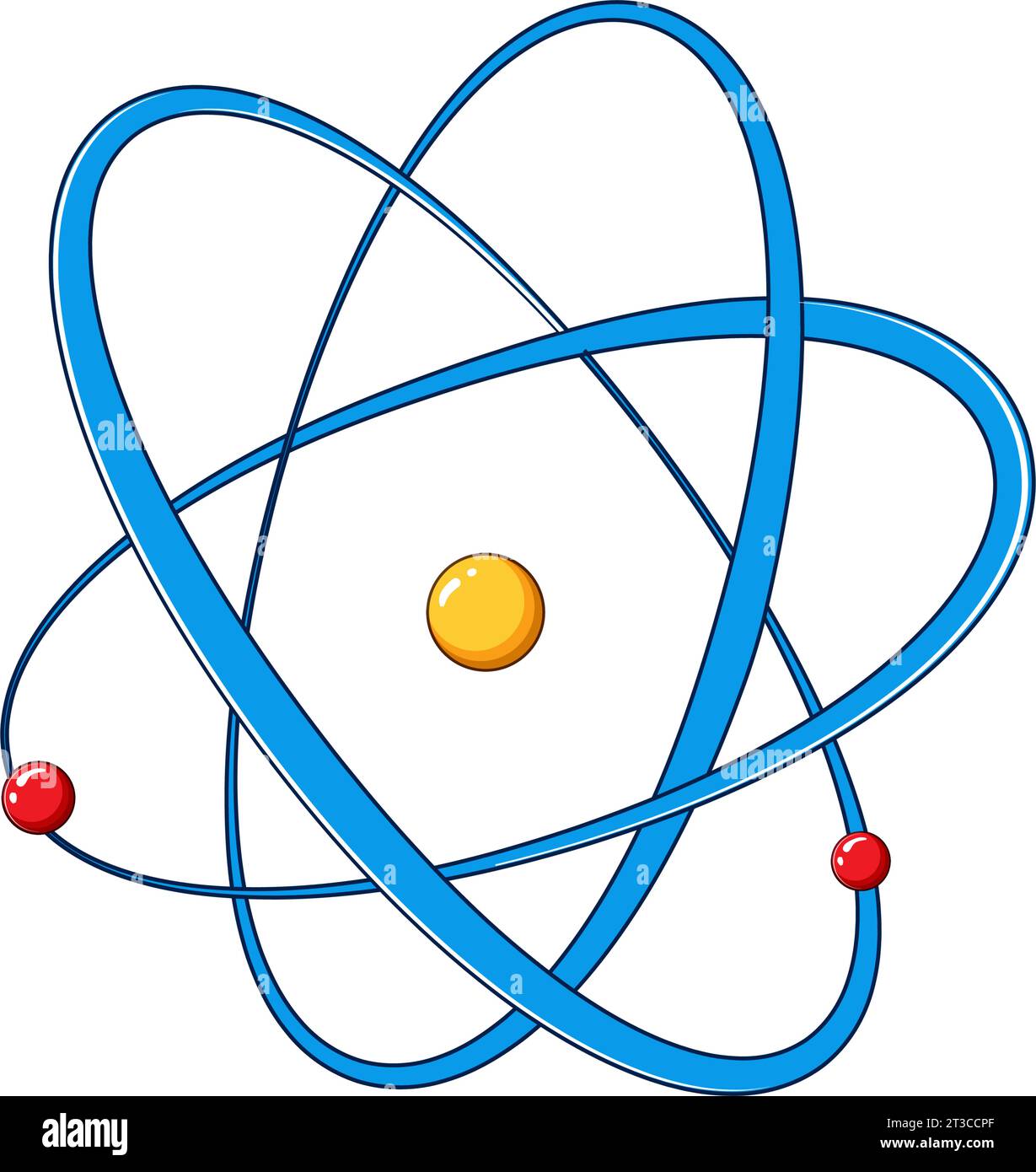 orbit atom cartoon vector illustration Stock Vector Image & Art - Alamy