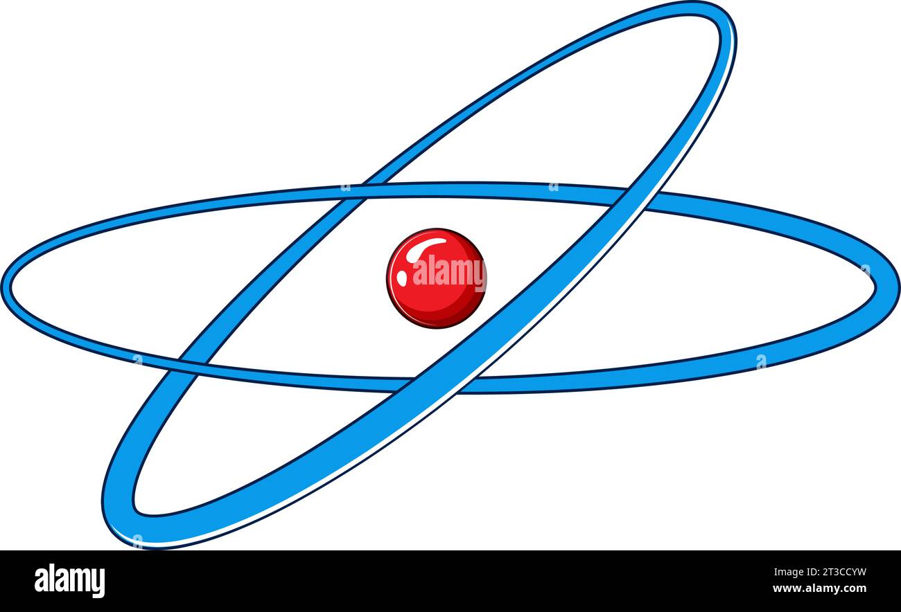 nucleus atom cartoon vector illustration Stock Vector Image & Art - Alamy