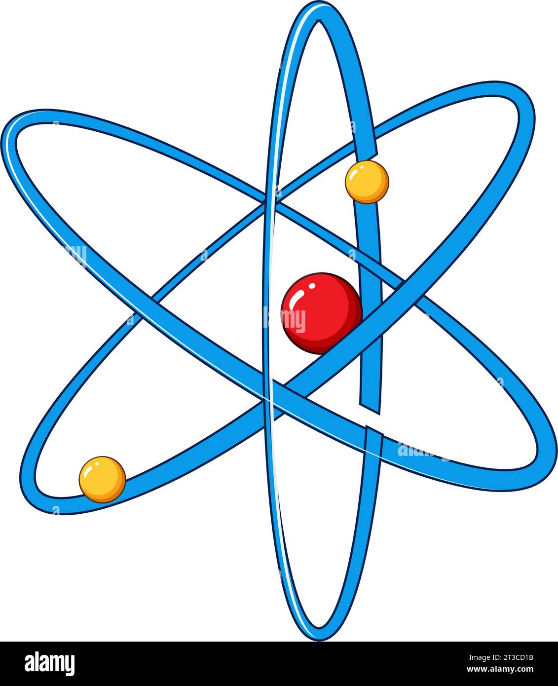 molecular atom cartoon vector illustration Stock Vector Image & Art - Alamy