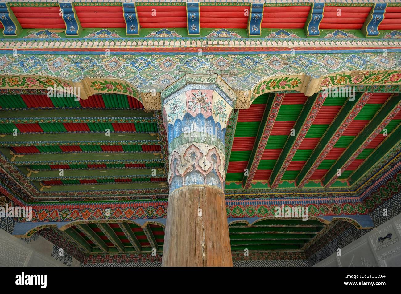 Kokand, Uzbekistan - October 24, 2023: Detail of the interior of the ...