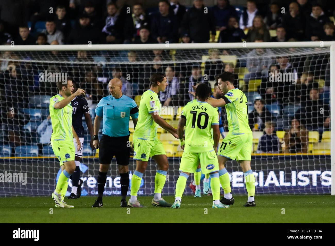 Blackburn Rovers' Joseph Rankin-Costello (right) celebrates scoring ...