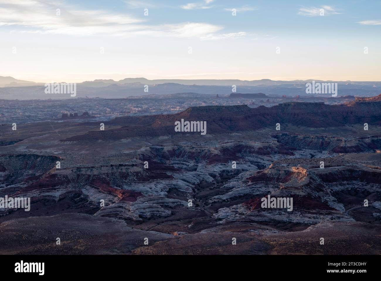 Photograph of sunrise at Canyonlands National Park, taken from Panorama ...
