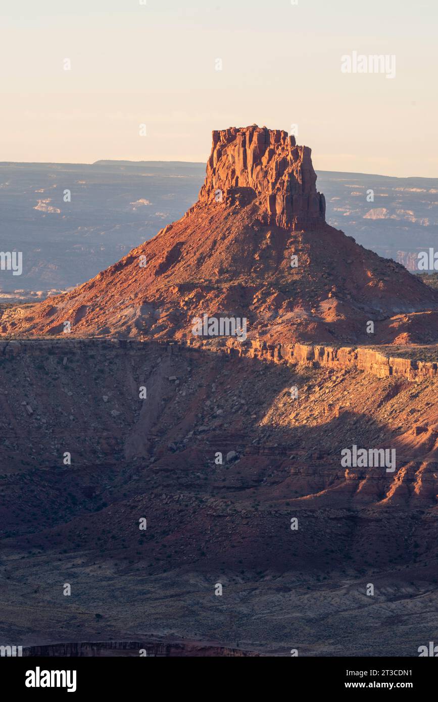 Photograph of sunrise at Elaterite Butte, Canyonlands National Park ...