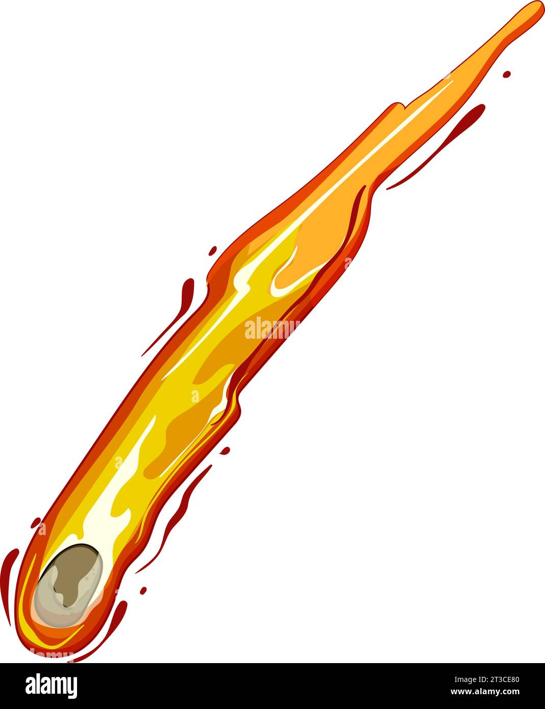 science meteor cartoon vector illustration Stock Vector Image & Art - Alamy
