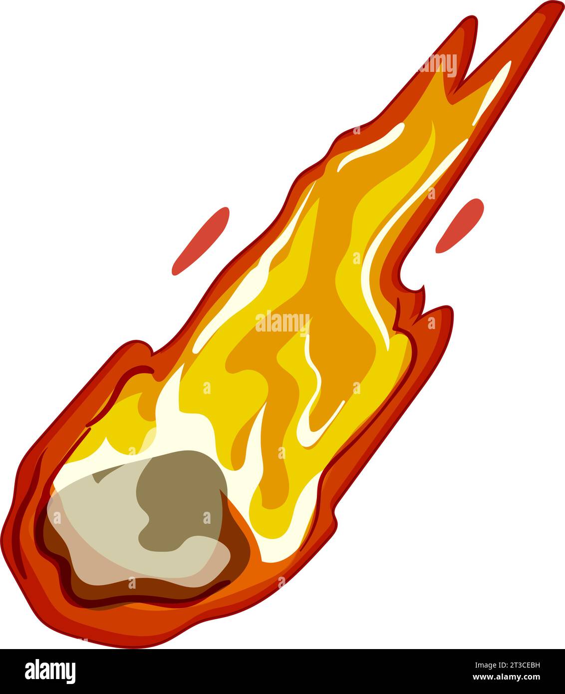 star meteor cartoon vector illustration Stock Vector Image & Art - Alamy