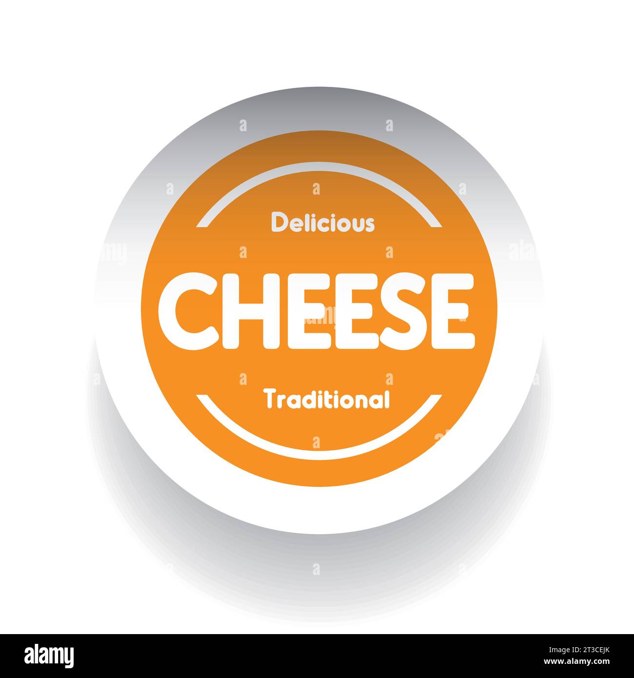 Cheese label vector Stock Vector Image & Art - Alamy