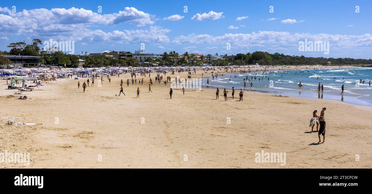Nossa Heads Beach for sunbathing or going for a swim in Queensland ...